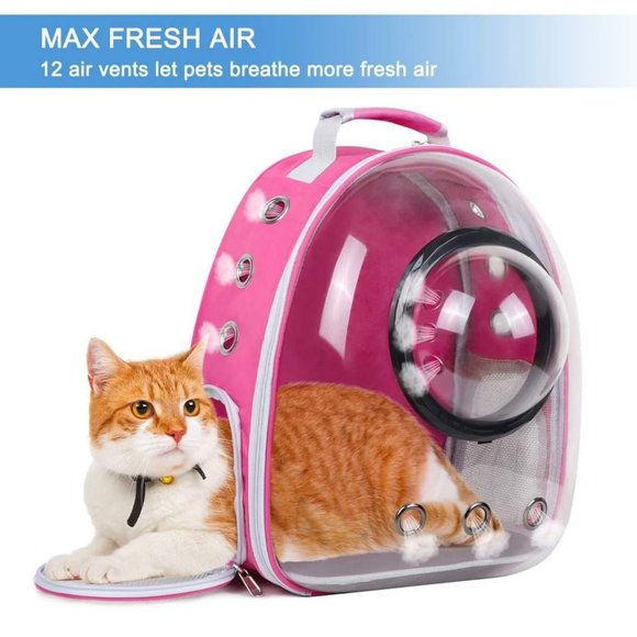 vigor | Cat | Space Capsule Bubble Cat Backpack Carrier Pet Carrier ...